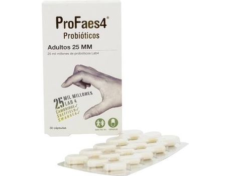 Suplemento Alimentar PROFAES4 Probiótico Adulto . (30 cápsulas) | Worten.pt