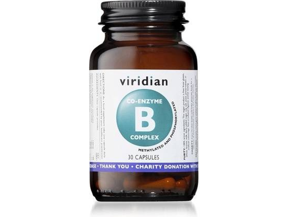 Suplemento Alimentar VIRIDIAN Co-Enzyme B Complex (30 cápsulas) | Worten.pt