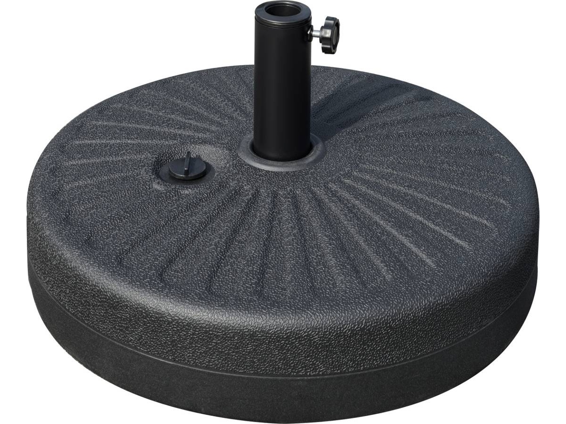 Bases para Guarda-Sol OUTSUNNY 84c-145 (Hdpe - Preto - 51 x 28cm ...