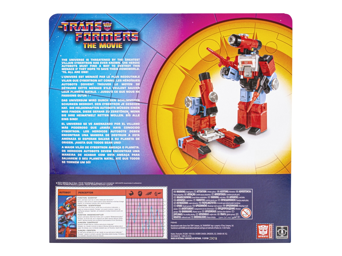 TRANSFORMERS Retro TRANSFORMERS: O Filme Perceptor - TRANSFORMERS ...