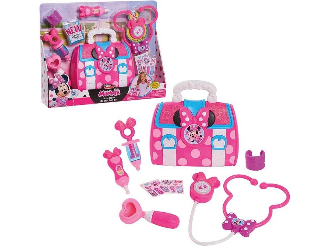 Figura MICKEY Y MINNIE Minnie Bow Care Doctor Bag Set (Idade Mínima: 3 ...