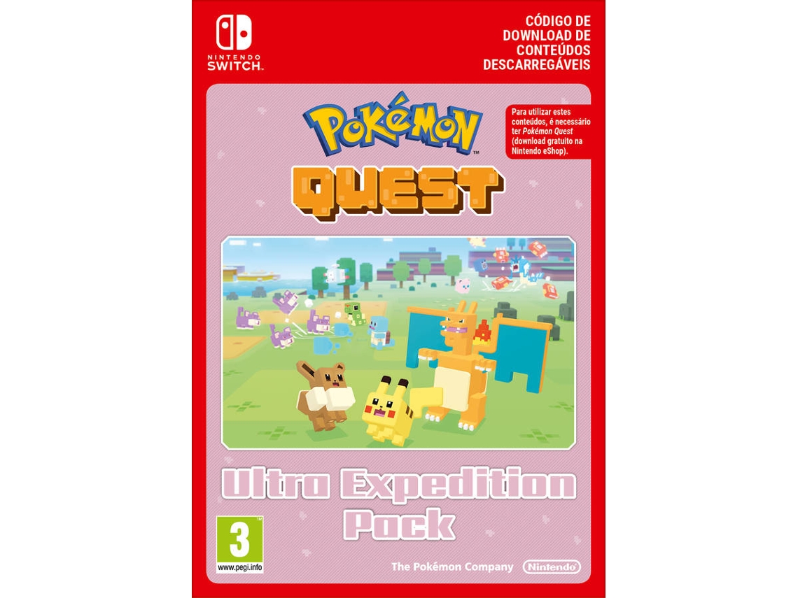 Cartão Nintendo Switch Pokémon Quest Ultra Exp. Pack (Formato Digital ...