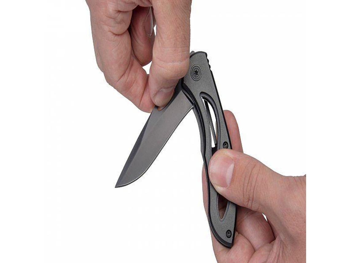 Navalha de ócio com lâmina dobrável, borda lisa | Worten.pt