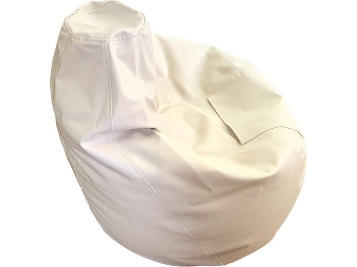 Puff SACCO PREMIUM (Bege - PVC - 80x80x130 cm) | Worten.pt