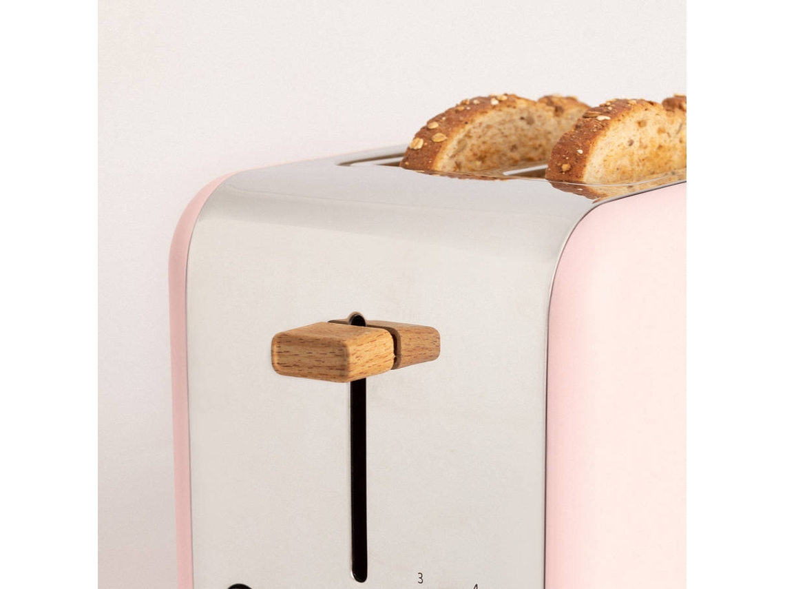 Torradeira CREATE Toast Retro (850 W - Rosa Pastel) | Worten.pt