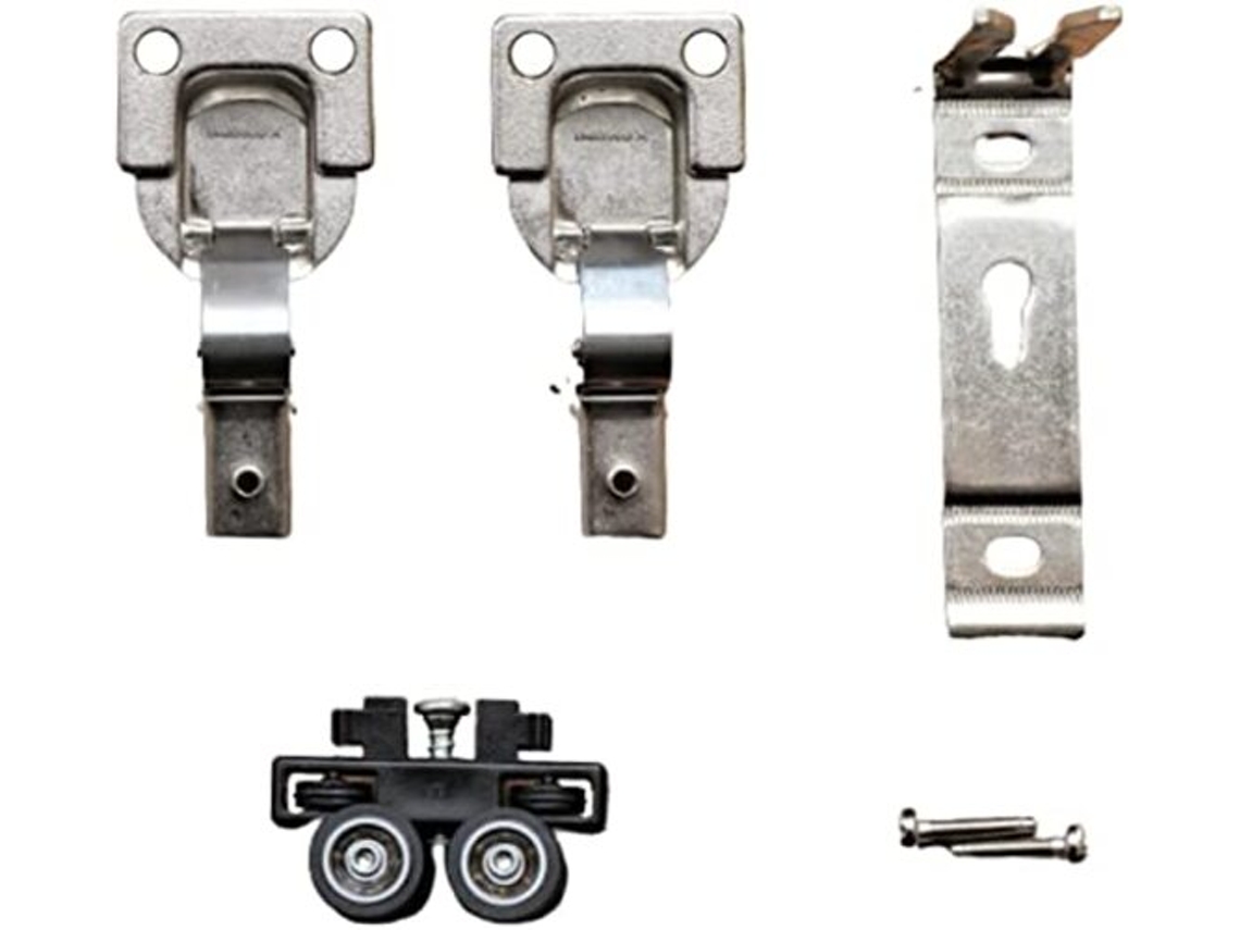 Kit de montagem de portas de correr para móveis com portas de fole ... Kit de montagem de portas de correr para móveis com portas de fole ...