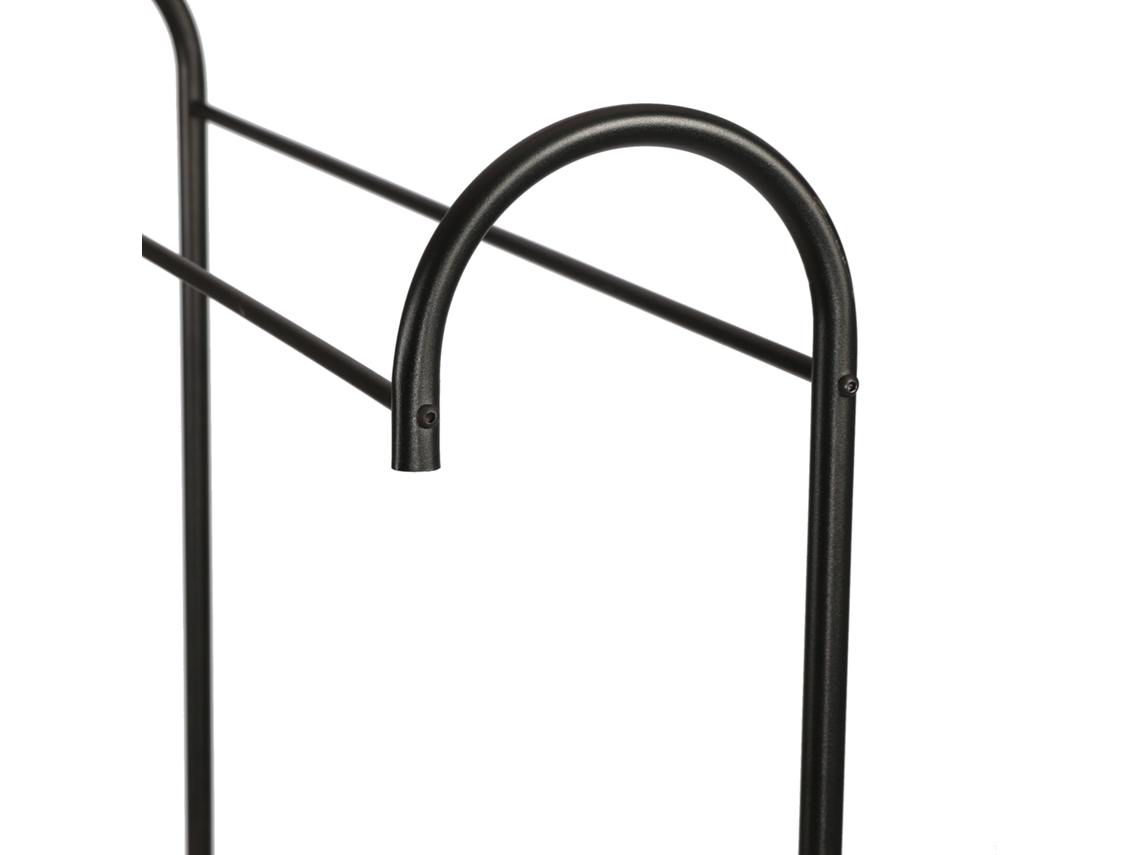 Bengaleiro [EN.CASA] (Preto - Metal - 145 x 88,5 x 34,5 cm) | Worten.pt
