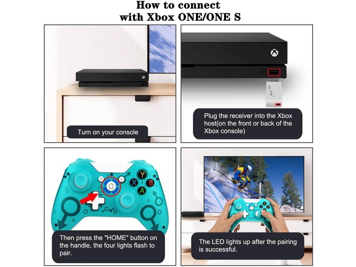 Comando Xbox One ENZONS Azul | Worten.pt