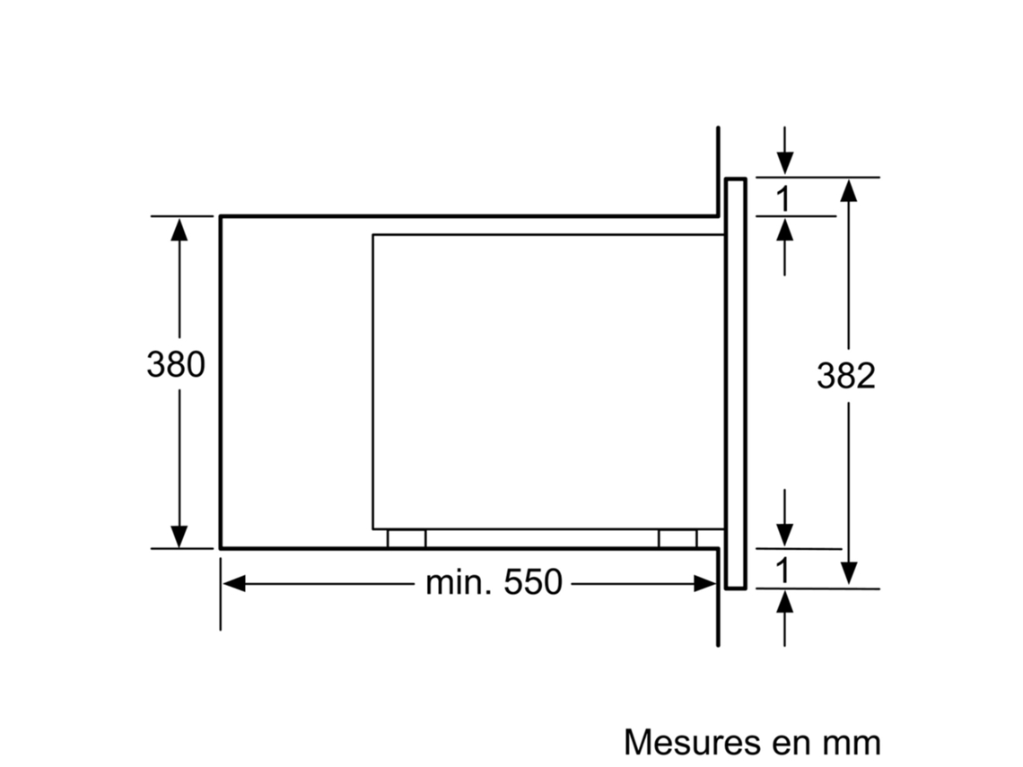Micro-ondas Encastre BOSCH bfl554mb0 (25 L - Preto) | Worten.pt