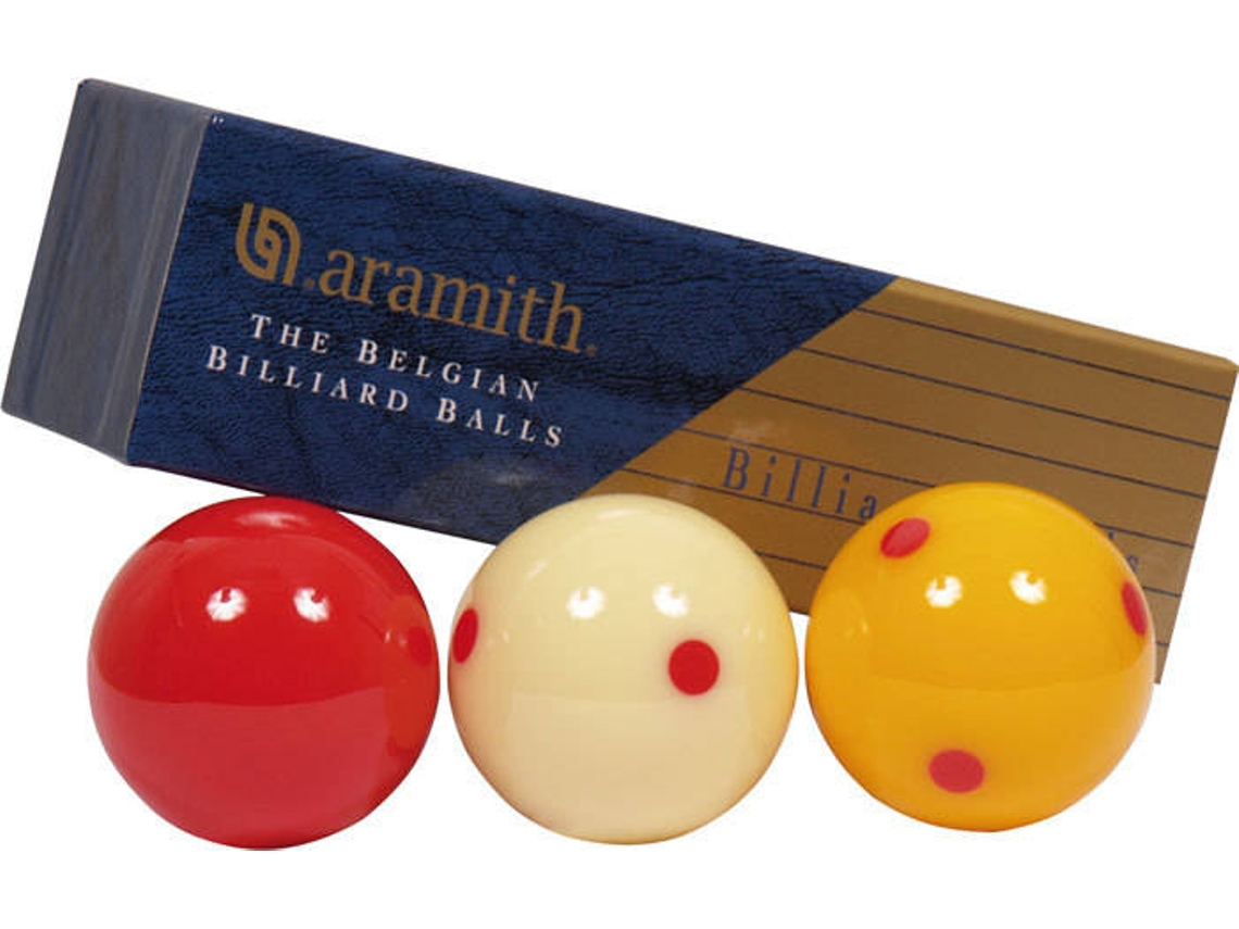 Jogo Bolas Bilhar Super ARAMITH Pro Cup Carom Ball 52.4mm | Worten.pt