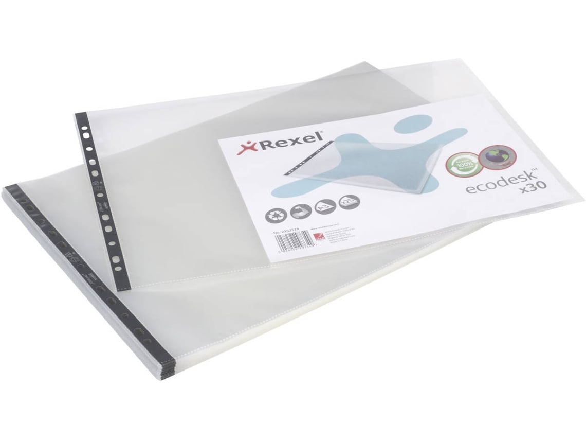 Conjunto de Micas REXEL (A3 - Transparente - Polipropileno) | Worten.pt
