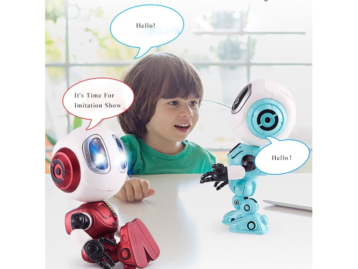 Sensor de Toque Inteligente Robô Falante com Luzes Led Verde | Worten.pt