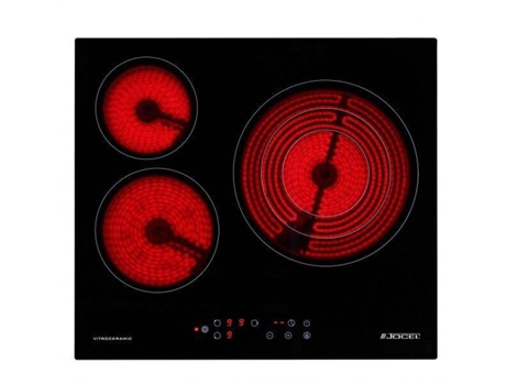 Placa de Vitrocerâmica JOCEL Jp3Ev002006 (Elétrica - Preto) | Worten.pt