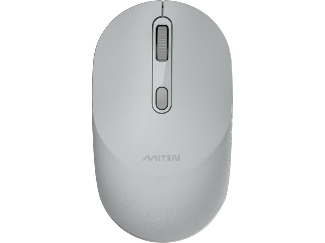 Rato MITSAI Portable (Wireless - Casual - 1600 dpi - Cinza) | Worten.pt