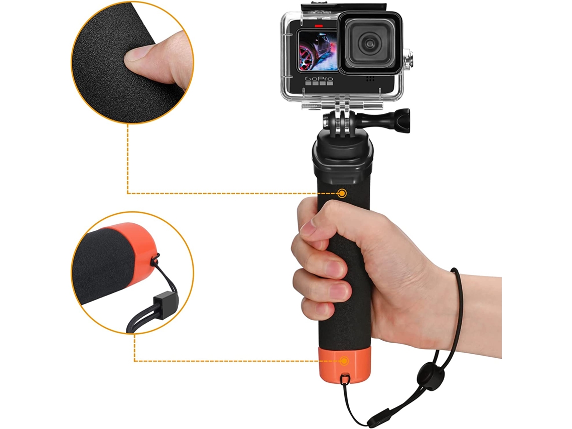 Swimming Grip Floaty Stick Dive Handler Action Cam Acessórios para ...