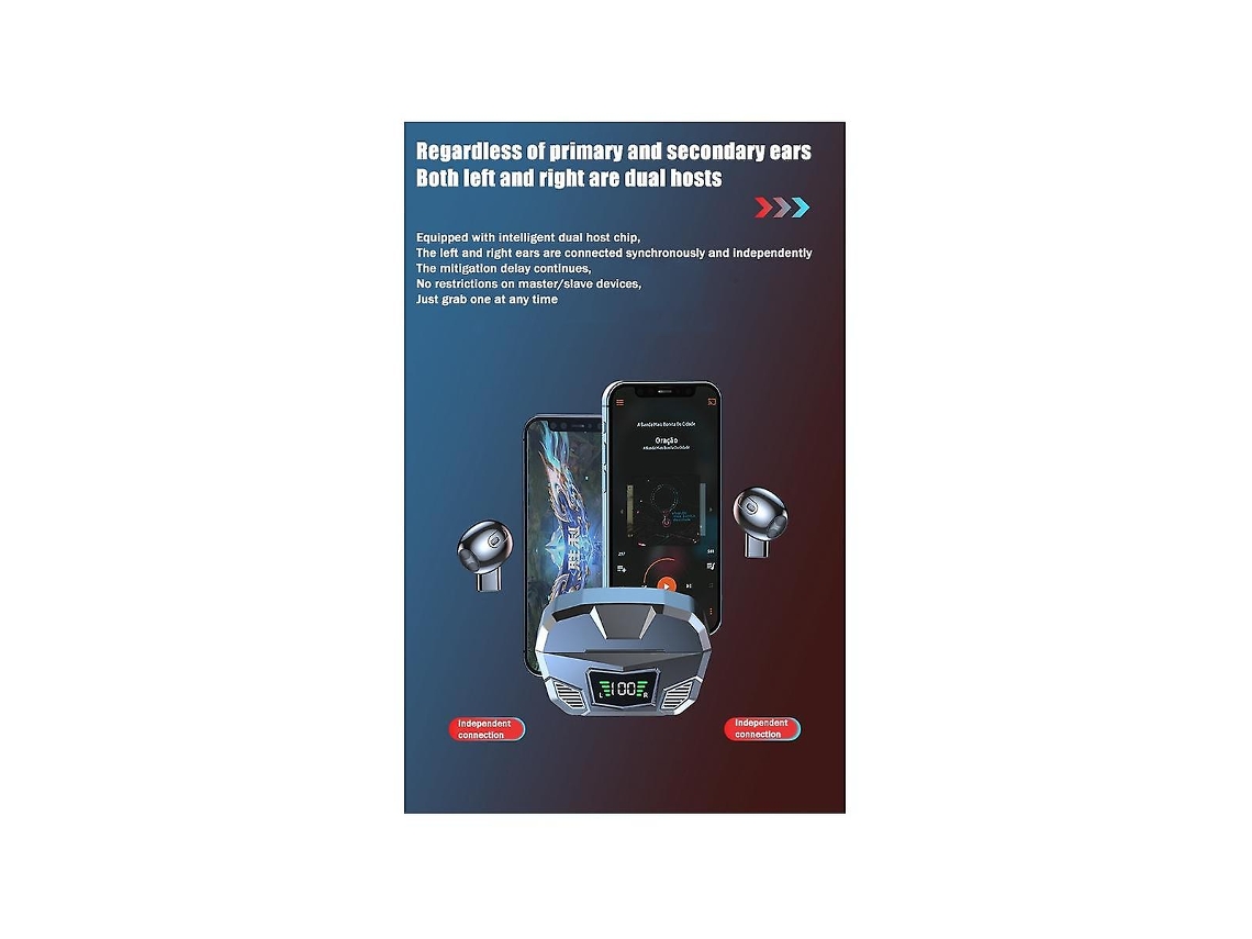 Auriculares Bluetooth True Wireless M33 Mini Gaming Game 5.1 Sem Fio ...