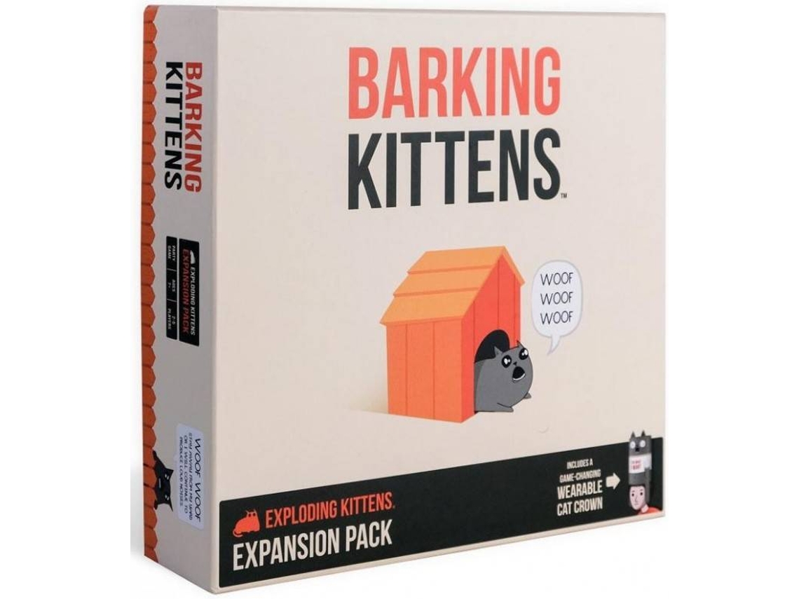 Jogo de Cartas SELF PUBLISHED Barking Kittens Exp 3 Exploding Kittens (20 x 20 x 6 cm - (Inglês ...