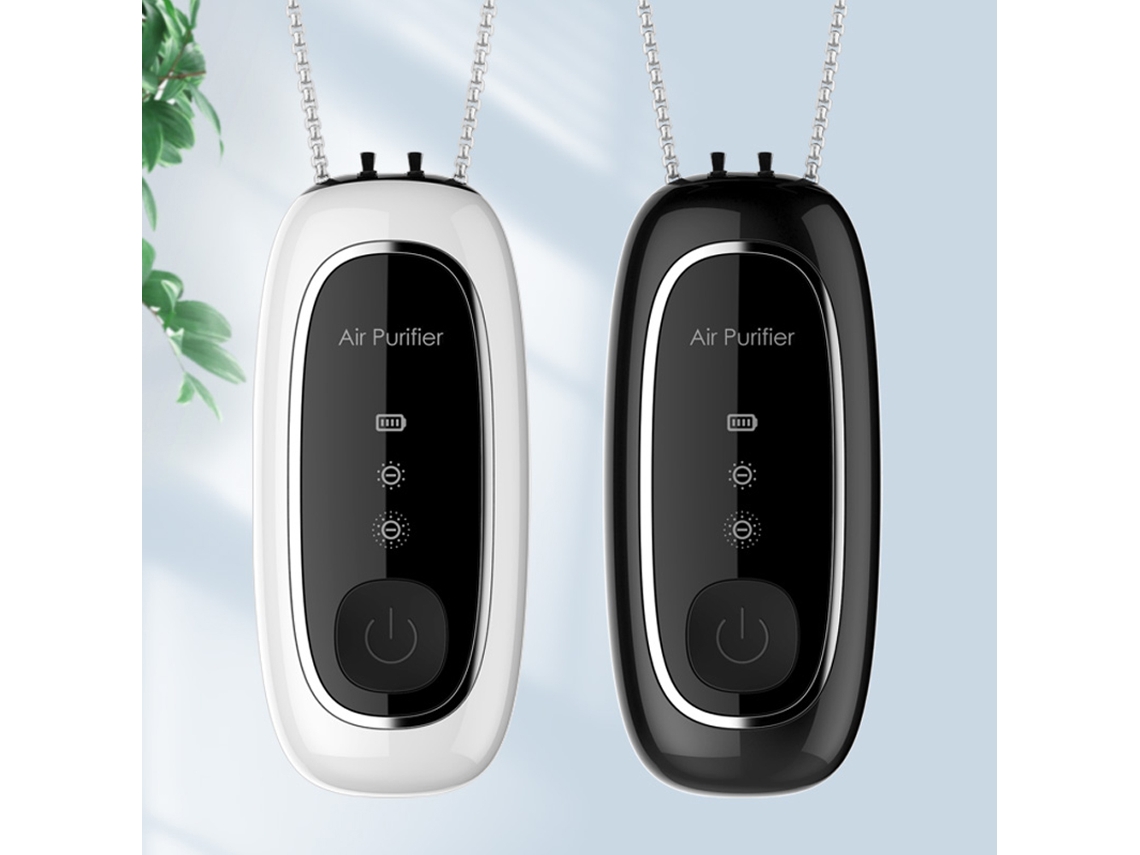 Purificador de Ar Colar de Pescoço Pendurado para Uso Pessoal Mini ... Purificador de Ar Colar de Pescoço Pendurado para Uso Pessoal Mini ...