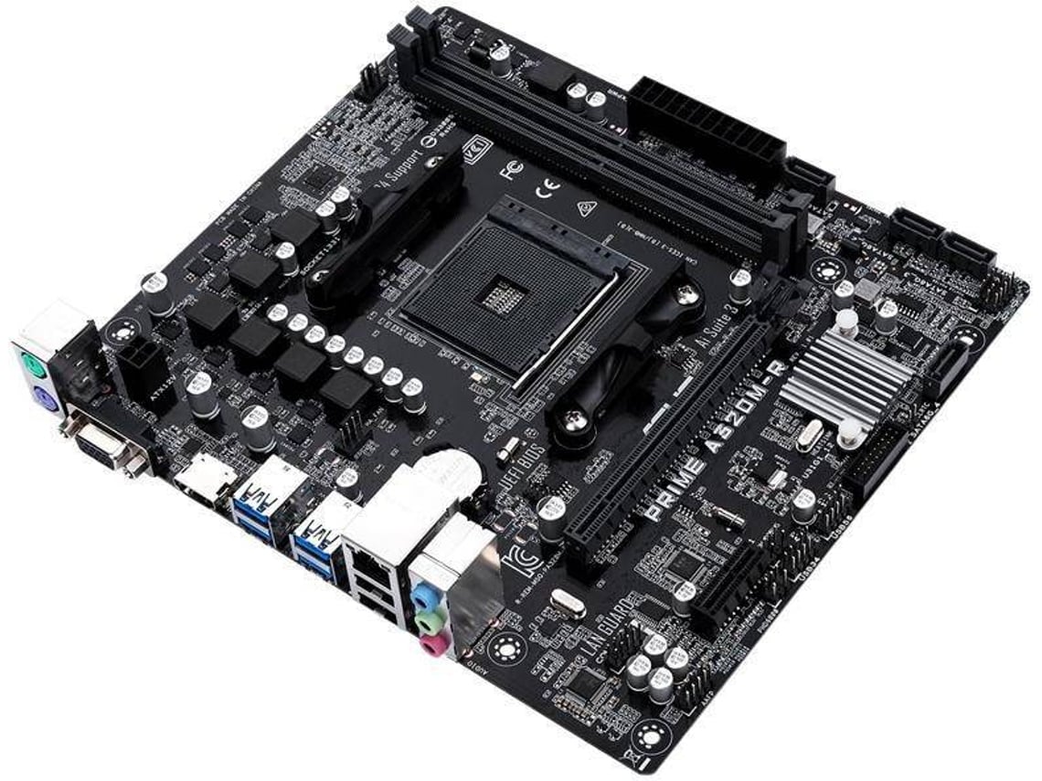 Motherboard ASUS A320M-R (Socket A320 - AMD A320 - Micro ATX) | Worten.pt