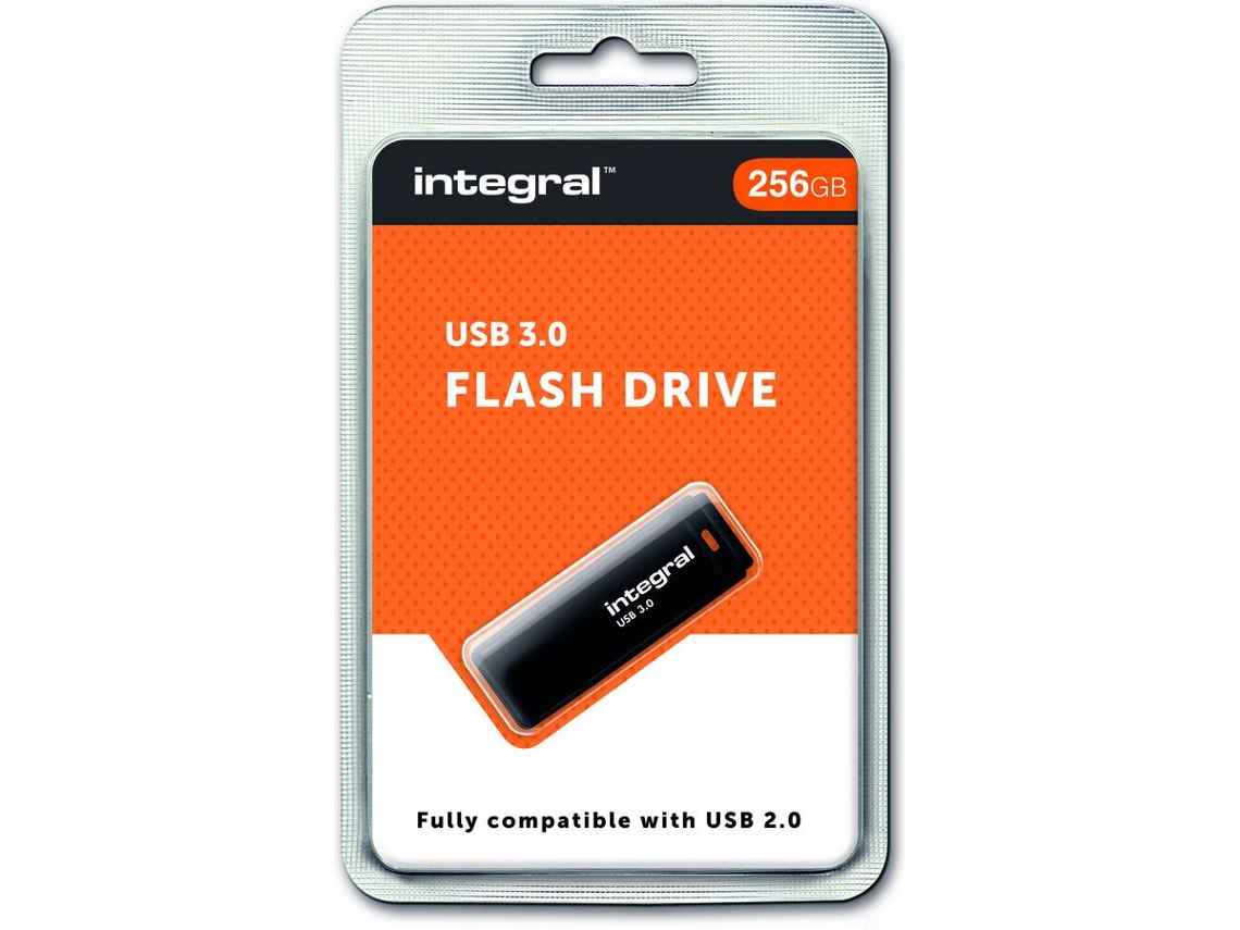 Pen USB INTEGRAL INFD256GBBLK (256 GB - USB 3.0) | Worten.pt