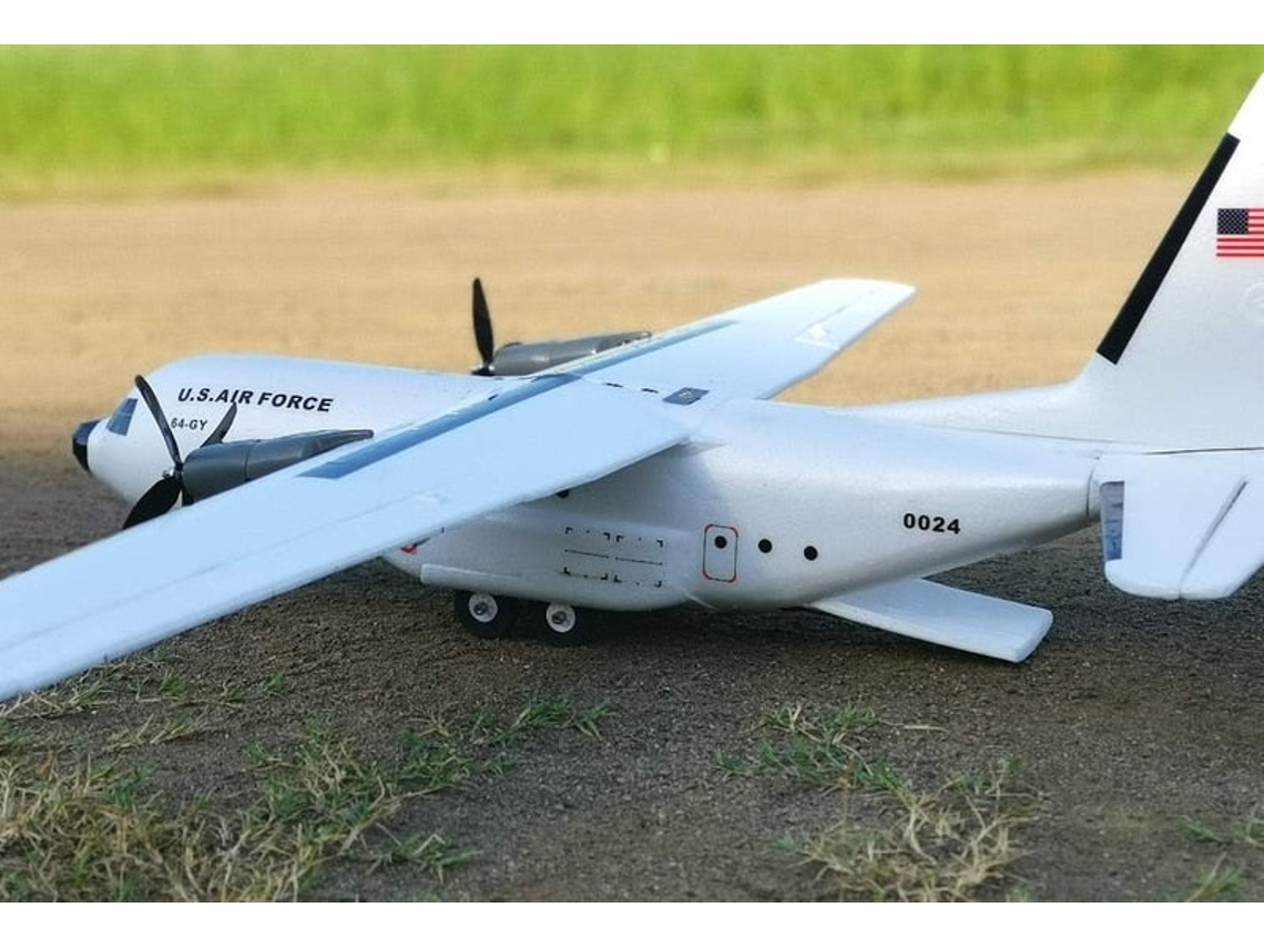 Avião Hobby Brinquedo Rc C-160 C160 Avião a Hélice Epo Kit com Motor ...