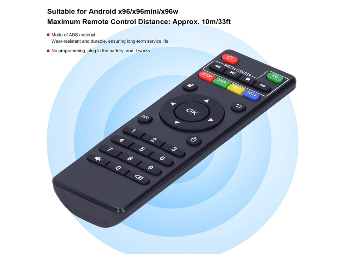 Comando Universal para Caixa de Tv Android X96/X96Mini/X96W Comando ...