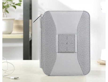 Notebook Com Carregador Sem Fio SLOWMOOSE (Cinza Claro) | Worten.pt