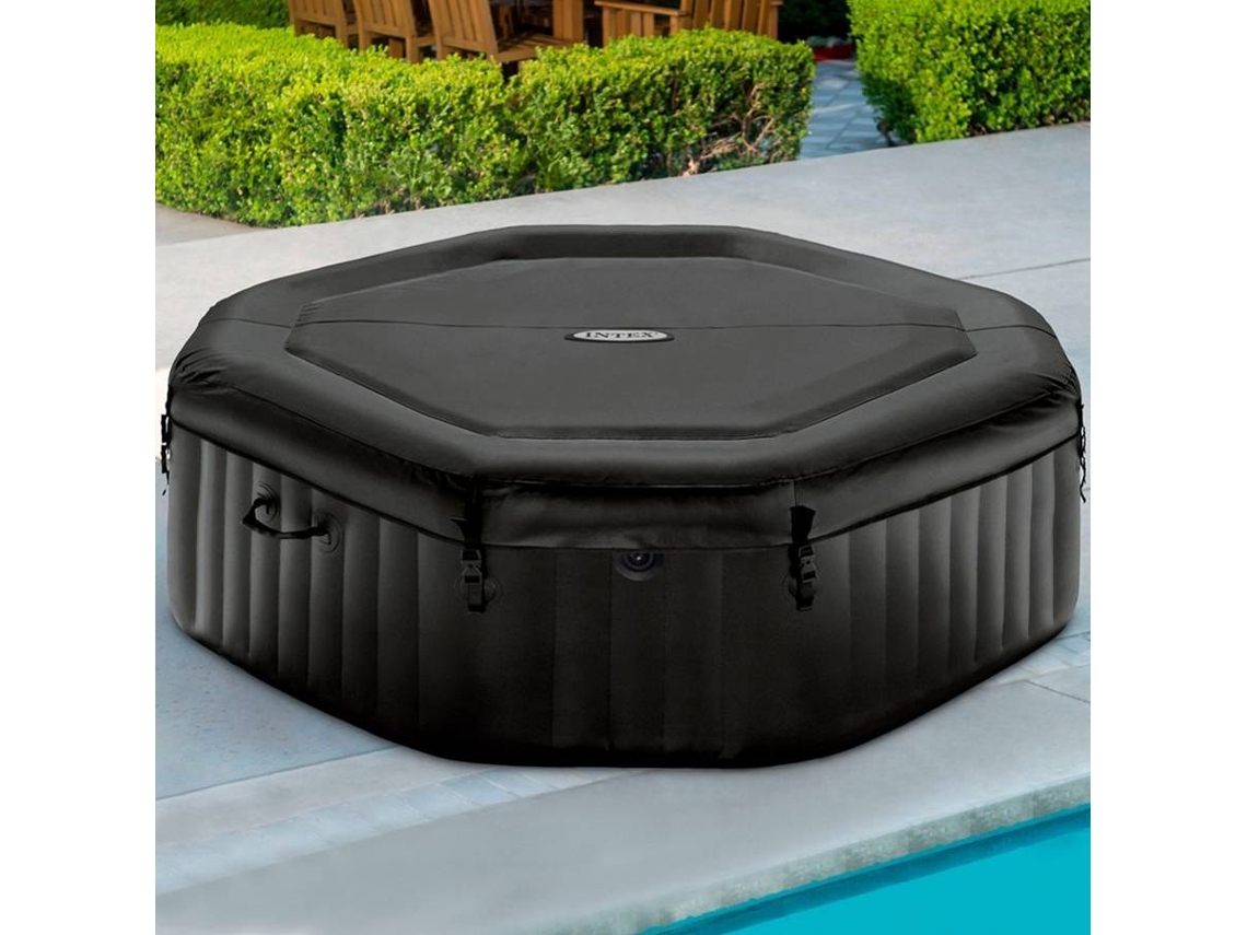 Spa Inflável INTEX (Preto - PVC - 218x71 cm - 1.098 L) | Worten.pt