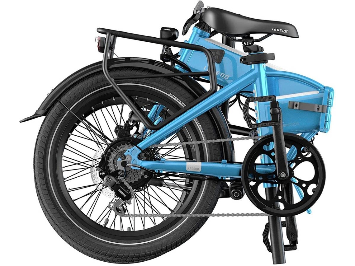 Bicicleta Elétrica LEGEND EBIKES Monza Azul (Velocidade Máx: 25 km/h | Autonomia: 100 km ...