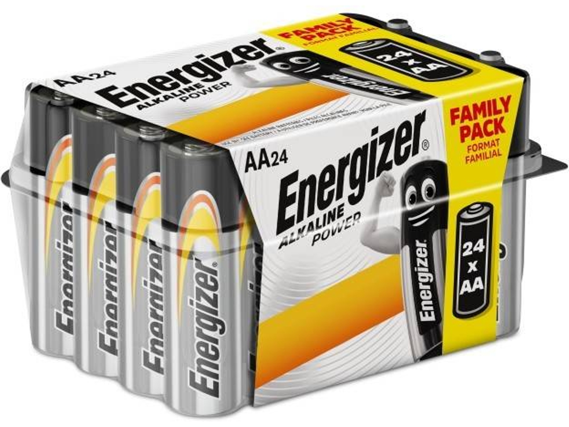 Pilhas ENERGIZER Alcalina Power LR06 AA (24 unidades) | Worten.pt