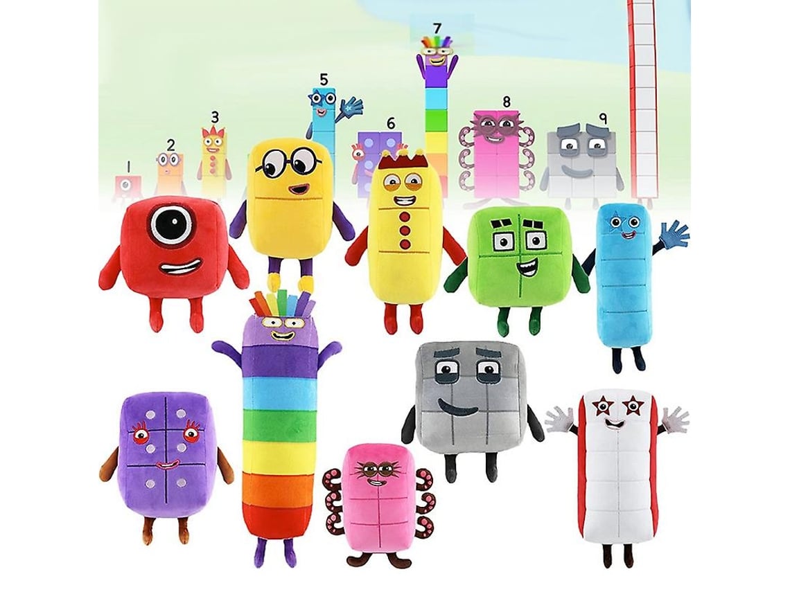 Peluche GAATPOT Numberblocks 1-10 Plush Doll Toy Gift Educational ...
