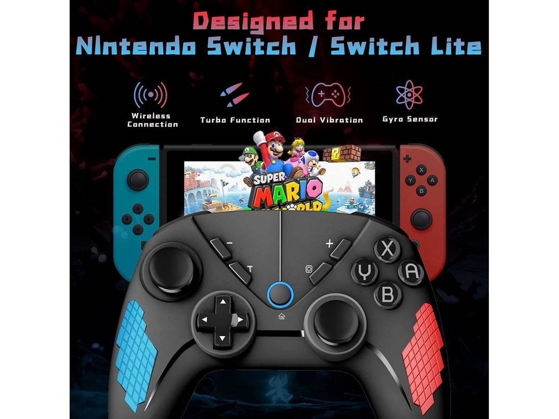 Comando Nintendo Switch Pro ENKERS Gamepad (Wireless) | Worten.pt