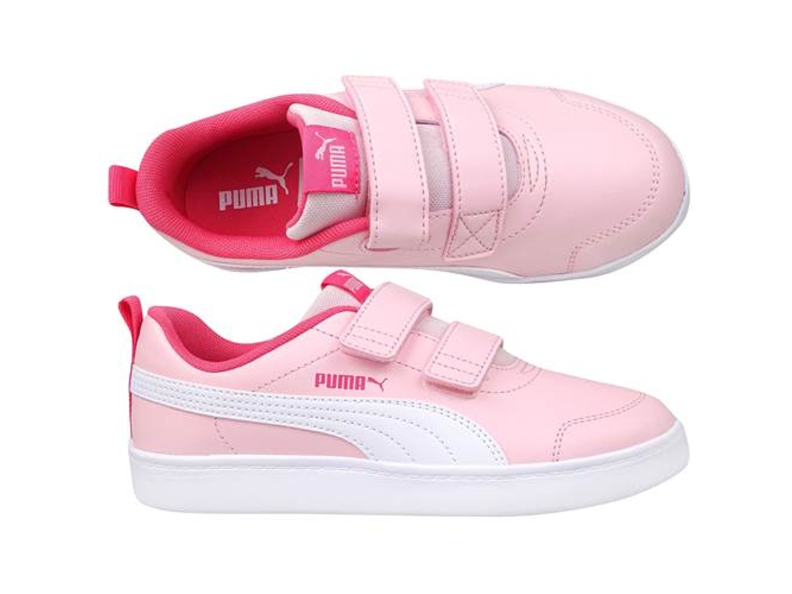 Ténis PUMA Courtflex V2 V Ps (Cor- De- Rosa - Material Sintético - 35 ...