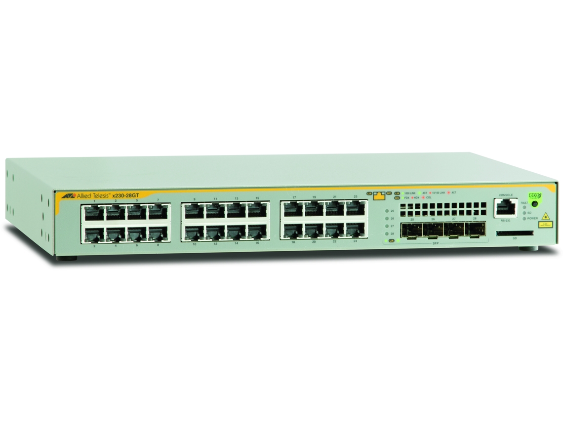 Switch ALLIED TELESIS AT-x230-28GT L3 10/100/1000 1U | Worten.pt