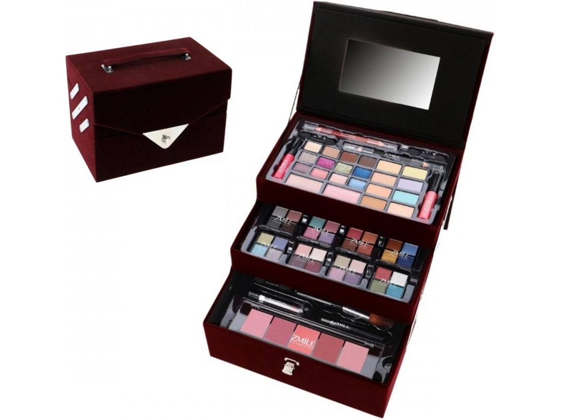 Mala de Maquilhagem ZMILE COSMETICS Beauty Case Velvety Decorative Set ...