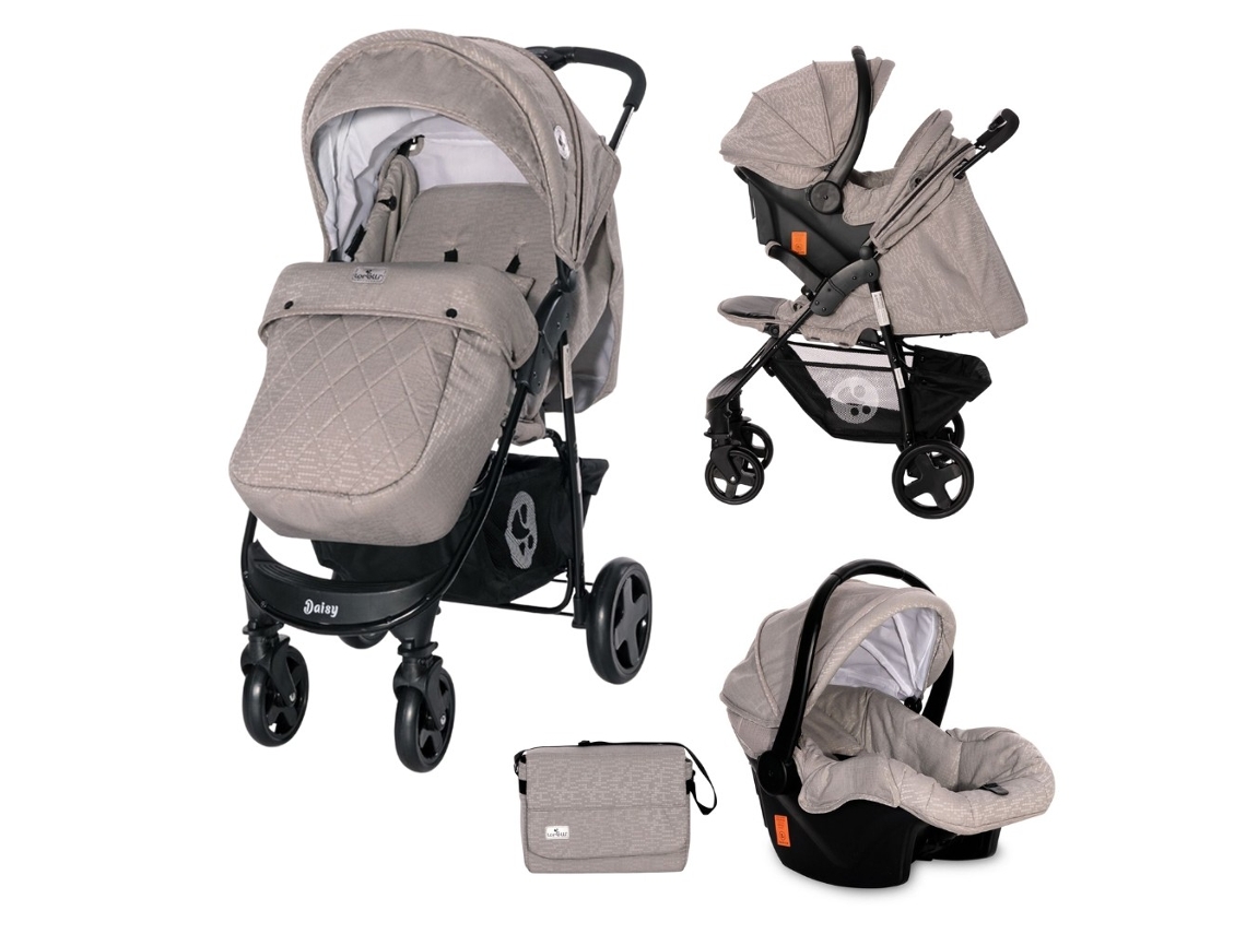 Carrinho de Passeio com Cadeirinha Grupo 0 Daisy Basic Set By LORELLI String | Worten.pt