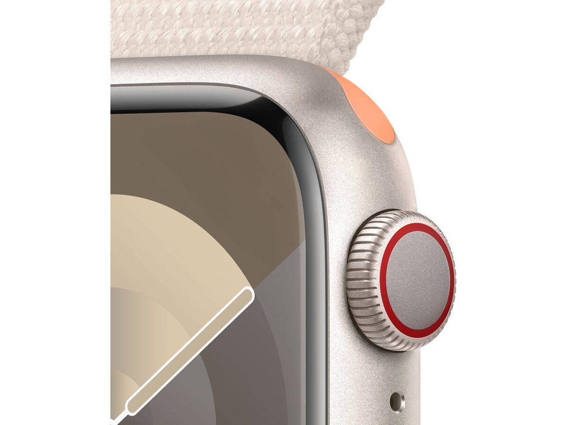 APPLE Watch Series 9 GPS+Cellular 41 mm Luz das Estrelas com Loop Desportiva Luz das Estrelas ...