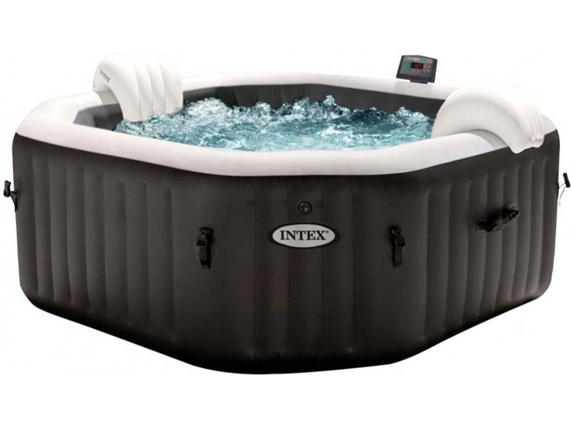 Spa Inflável INTEX (Preto - PVC - 218x71 cm - 1.098 L) | Worten.pt