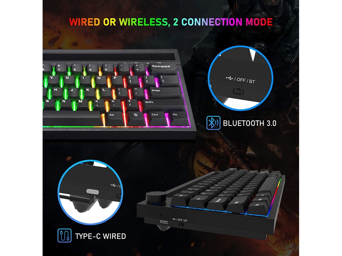 Teclado Gaming CHRONUS JPL4 Preto | Worten.pt