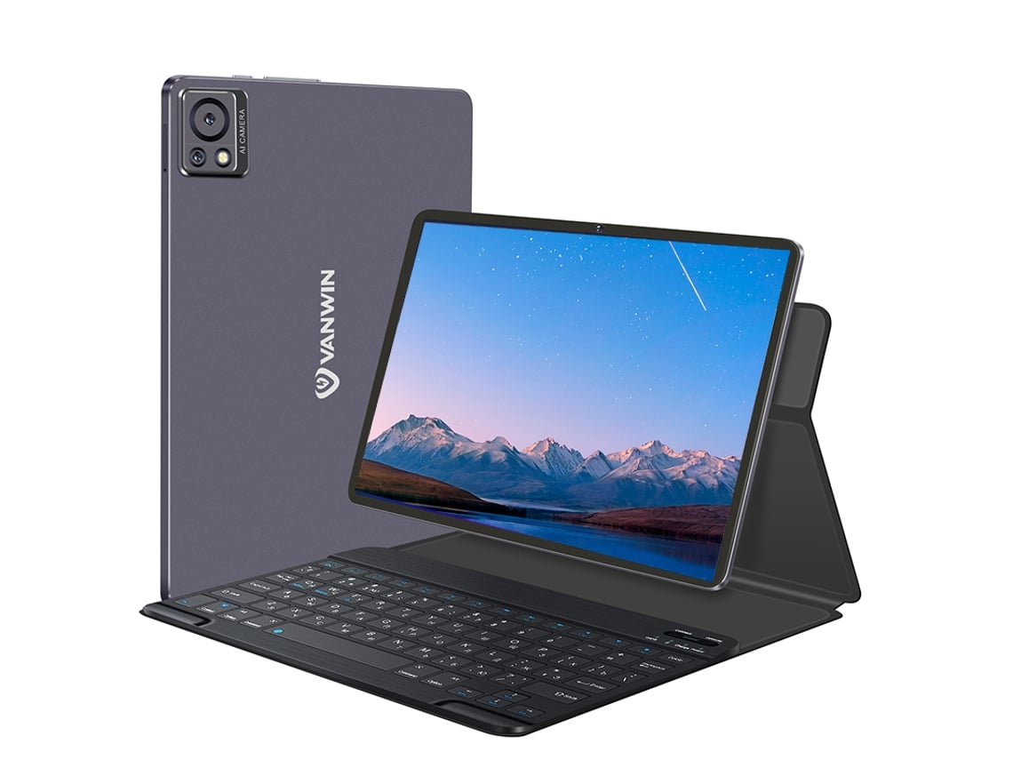 Tablet VANWIN Y83 Versão Wi-Fi Teclado Bluetooth Capa Fones de Ouvido ...