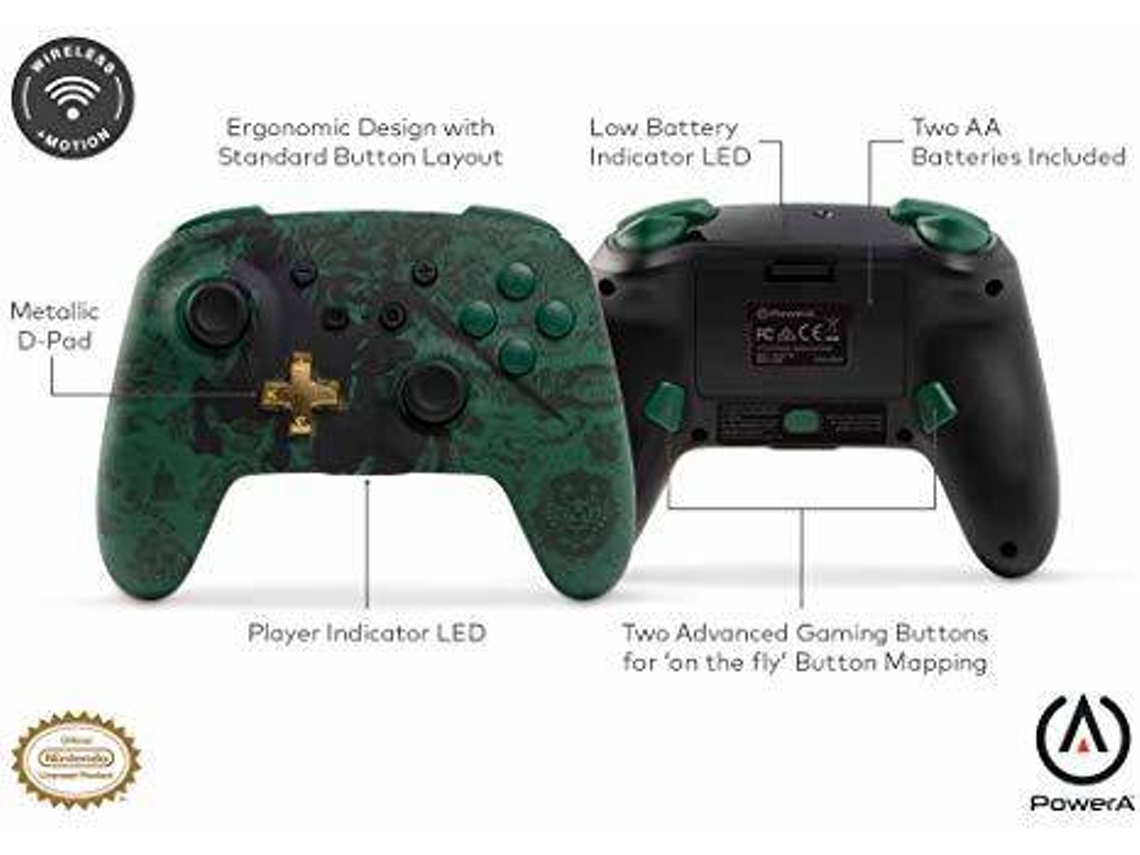 Comando Nintendo Switch POWER A Wireless Control Zelda (Wireless ...