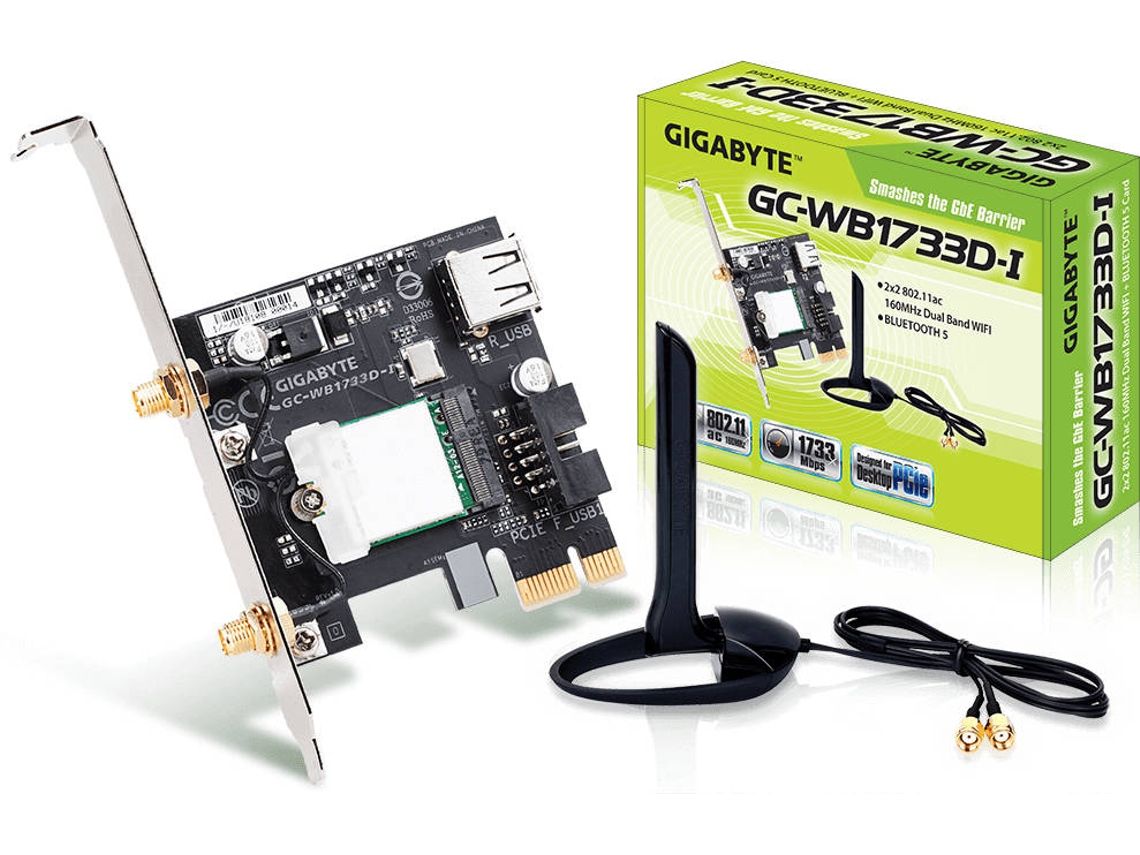 Placa de Rede GIGABYTE GC-WB1733D-I | Worten.pt