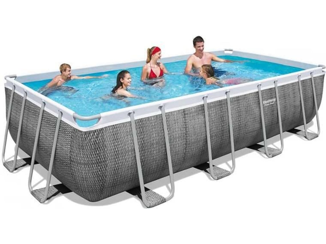 Piscina BESTWAY Desmontável Retangular Power Steel (549X274X122cm) | Worten.pt