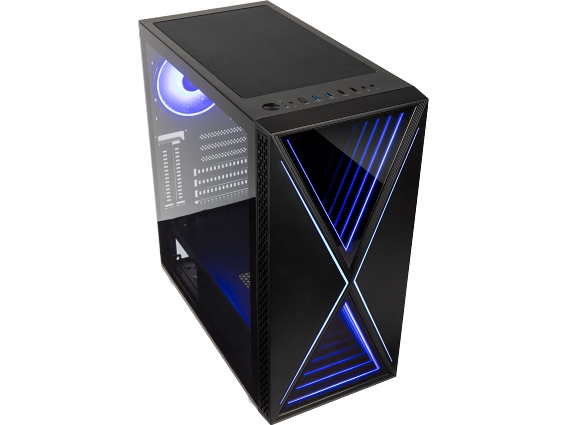 Caixa para PC de torre média e-atx com painel de vidro KOLINK Void X ...