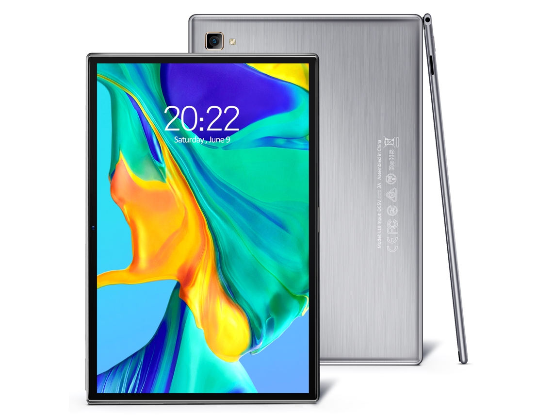 Tablet PRITOM L10 (10'' - 32 GB - 3 GB RAM - Wi-Fi - Prateado) | Worten.pt