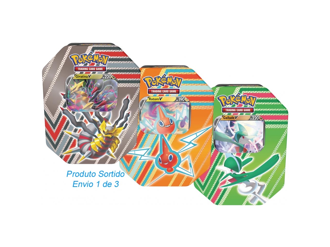 Jogo de Cartas POKEMON Fall Tin 2022 Tins Gallade/Giratina/Rotom (Idade ...