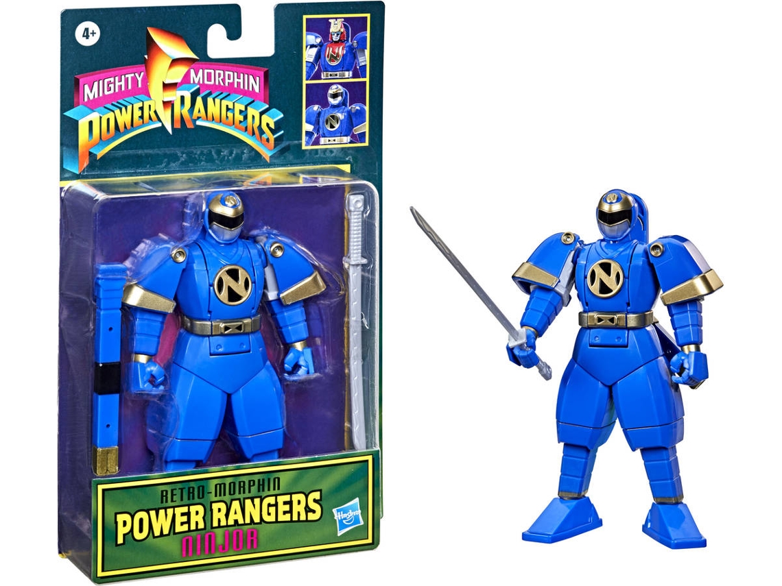 Figura de Brincar HASBRO Ninjor Power Rangers Retro-Morphin (Idade ...