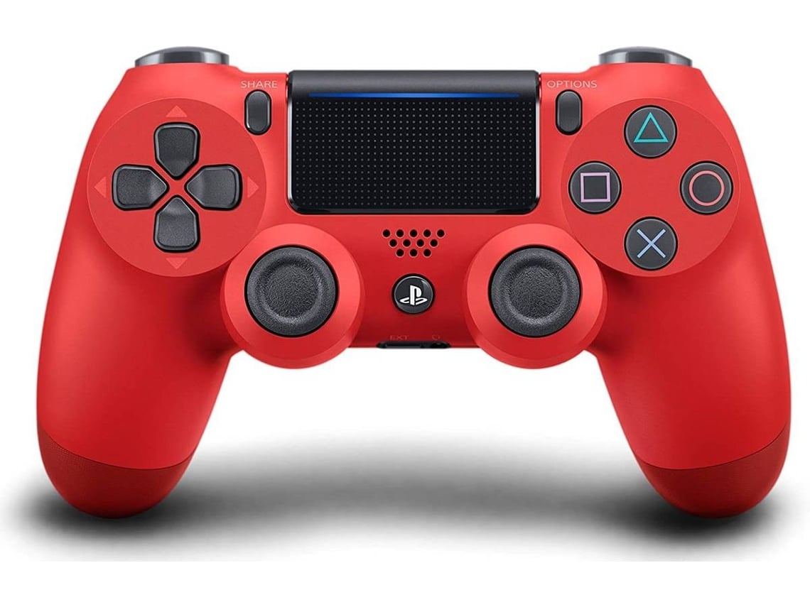Comando PS4 SONY DualShock 4.0 V2 Vermelho Magma | Worten.pt