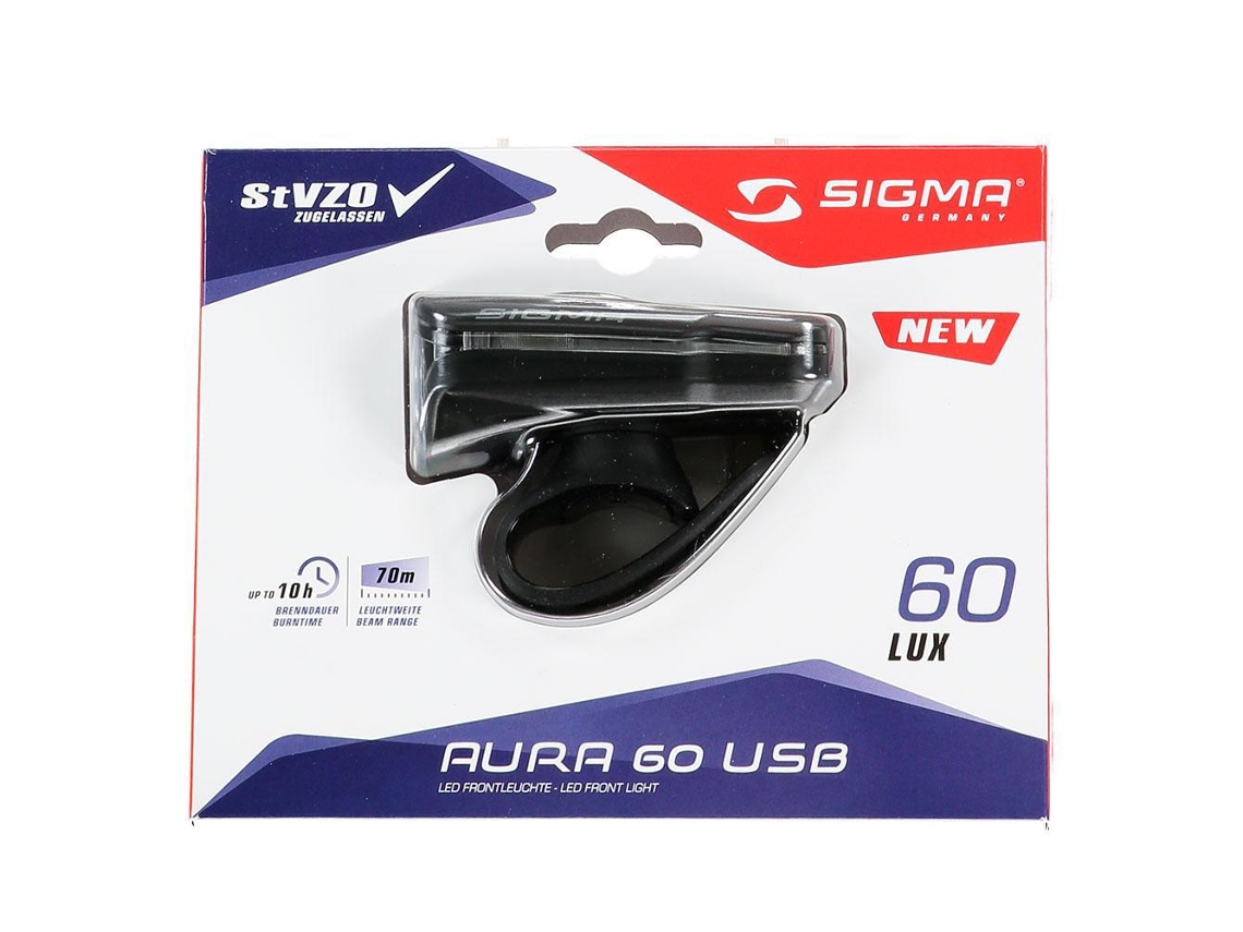 Sigma Luz Dianteira Aura 60 Usb | Worten.pt