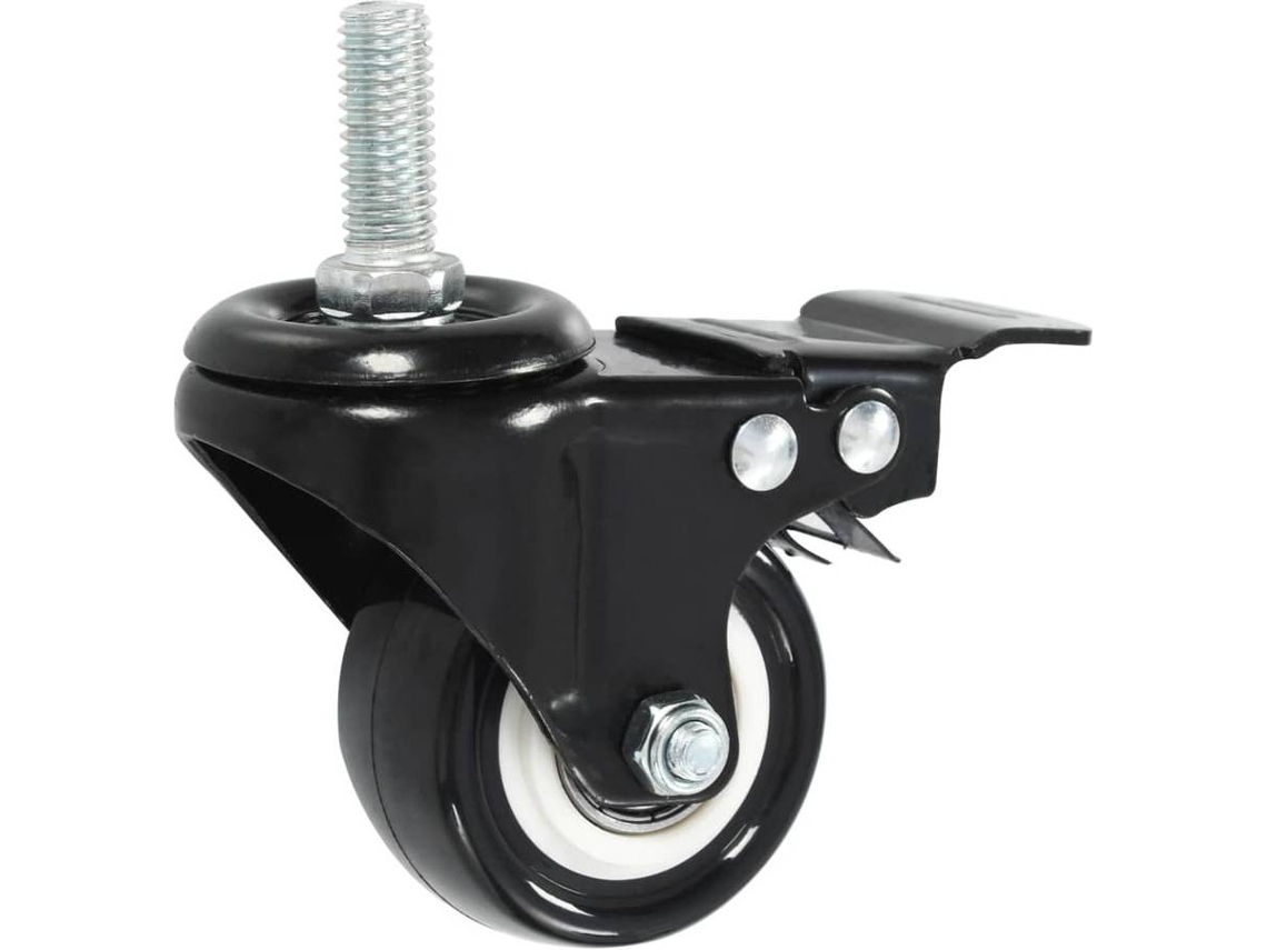 vidaXL Rodas giratórias com travões 4 pcs 50 mm | Worten.pt